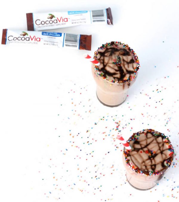 Chocolate Cake Healthy Shake Recipe with CocoaVia - MyThirtySpot