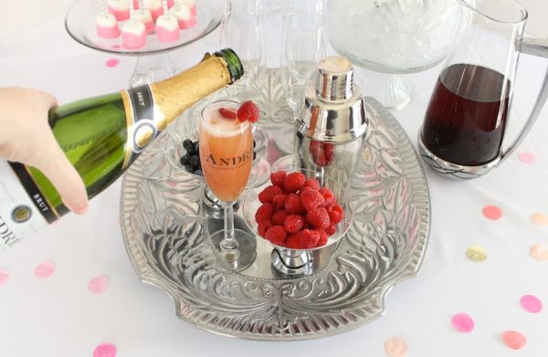 Flirtini Cocktails for Girls' Night with Andre Champagne - MyThirtySpot