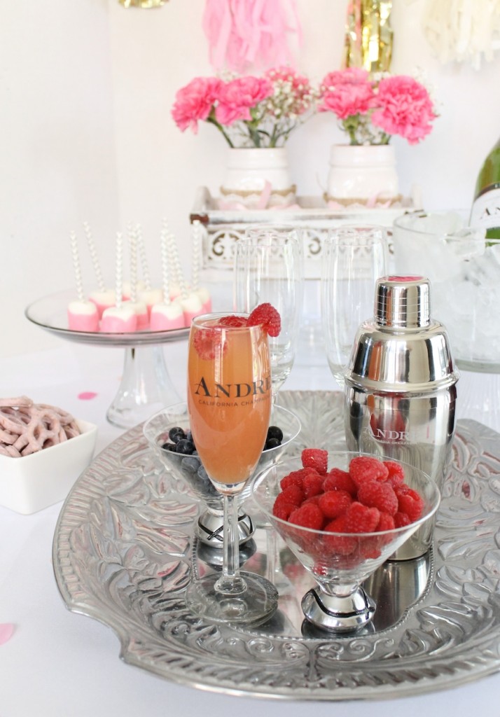 Flirtini Cocktails for Girls' Night with Andre Champagne - MyThirtySpot